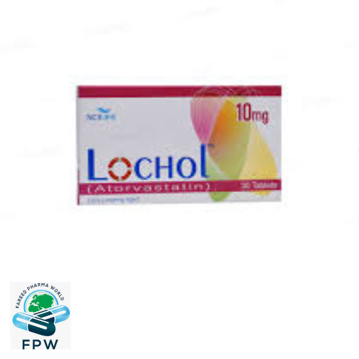 LOCHOL 10mg Tablets | Atorvastatin - Fareed Pharmacy