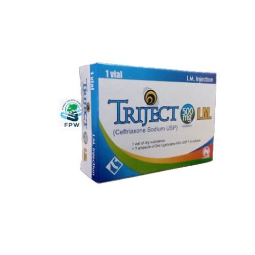 Triject 500mg im Injection | uses, price, side-effects - Fareed Pharmacy