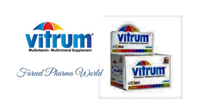 Vitrum Tablets | Multivitamins | Multiminerals - Fareed Pharmacy