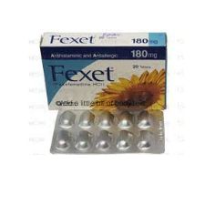 Fexet 180mg Tablets | price, uses, side effects - Fareed Pharmacy