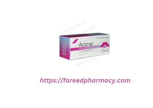 Actrac 20mg Soft Gelatin Capsules - Fareed Pharmacy