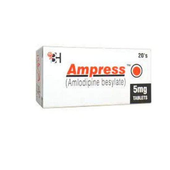 Ampress 5 mg Tablets | Amlodipine Besylate - Fareed Pharmacy