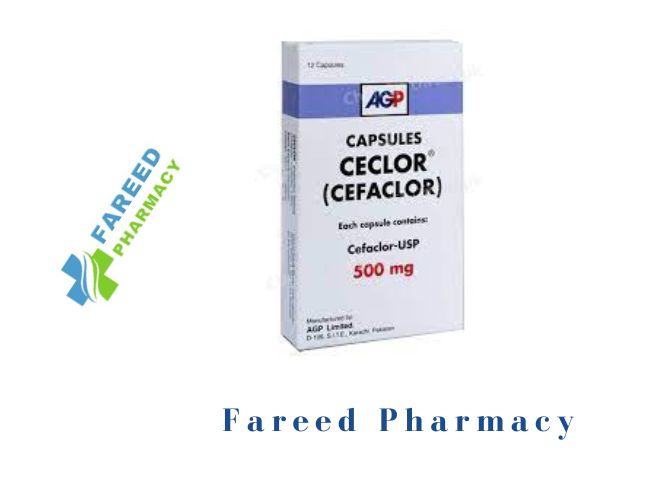 Ceclor 500 mg Capsules | Cefaclor | Dosage - Fareed Pharmacy