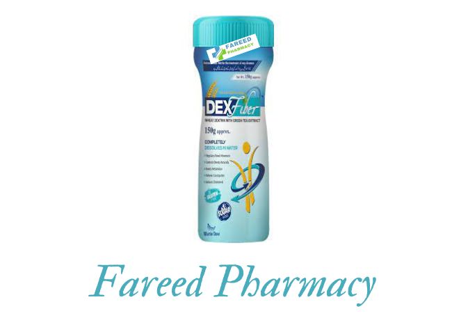 DEX FIBER 150 GRAM JAR | USES - Fareed Pharmacy