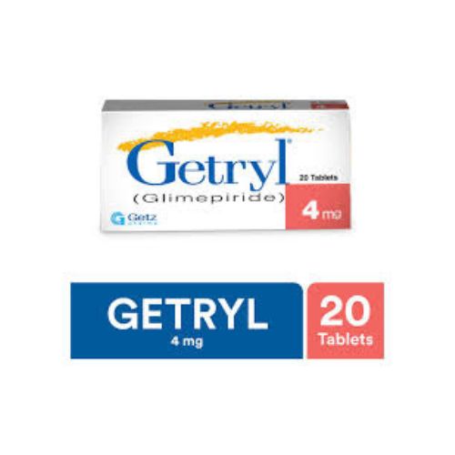 Getryl 4mg Tablets | Glimepiride - Fareed Pharmacy