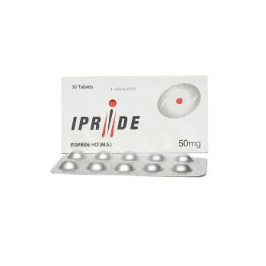 IPRIDE 50mg Tablets | Itopride Hydrochloride - Fareed Pharmacy