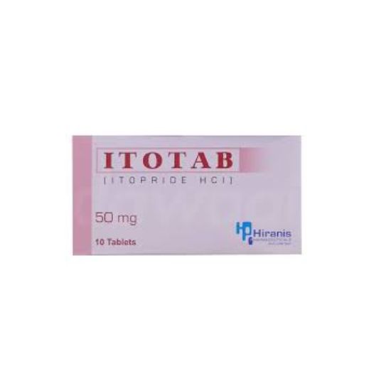 ITOTAB 50mg Tablets | Itopride Hydrochloride - Fareed Pharmacy