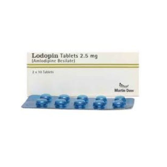 Lodopin 2.5 mg Tablets | Amlodipine Besylate - Fareed Pharmacy