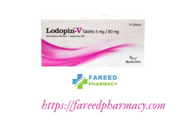 lodopin-V 5+80mg Tablets | Amlodipine | Valsartan - Fareed Pharmacy