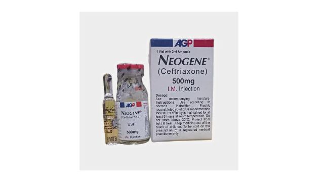 NEOGENE 500 mg im Injection | Ceftriaxone - Fareed Pharmacy
