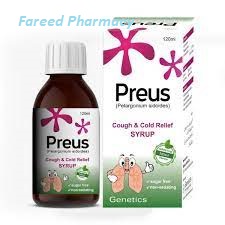 Preus Syrup | Pelargonium sidoides | Cough | Cold - Fareed Pharmacy