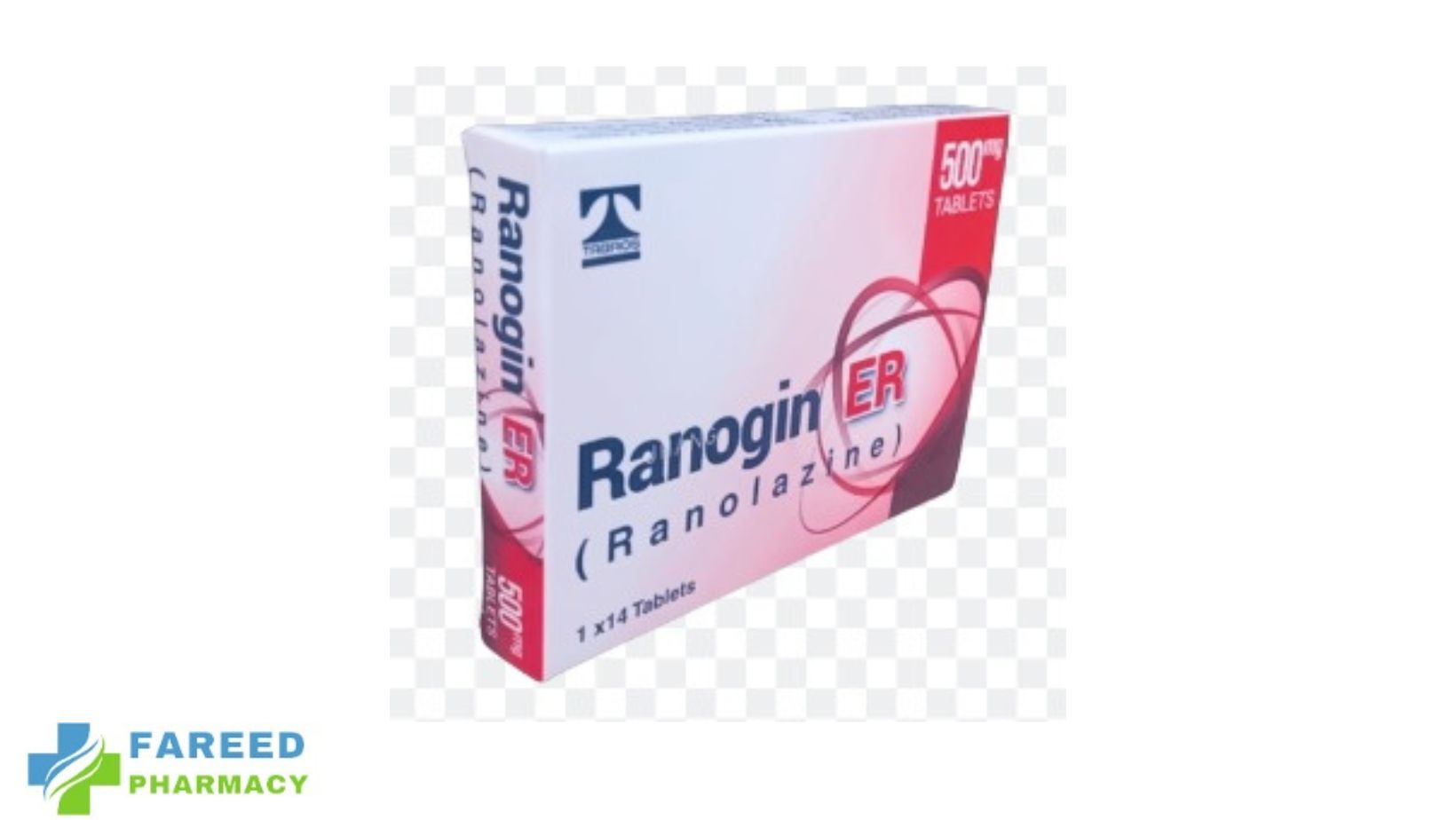 Ranogin ER 500 mg Tablets | Ranolazine - Fareed Pharmacy