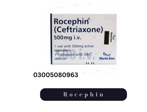 Rocephin 500mg iv Injection | uses, price, side-effects - Fareed Pharmacy