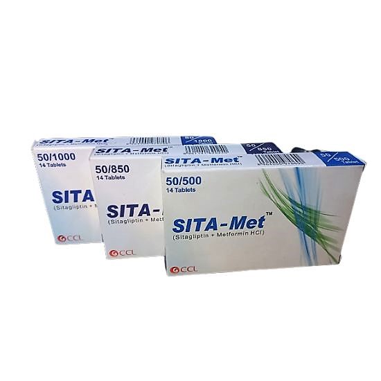 SITA MET 50/1000 Tablets | Sitagliptin | Metformin - Fareed Pharmacy