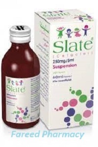 Slate 125 mg Syrup | Cefaclor | Dosage | Uses - Fareed Pharmacy