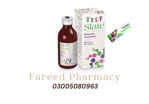 Slate 187 mg Syrup | Cefaclor | Dosage | Uses - Fareed Pharmacy