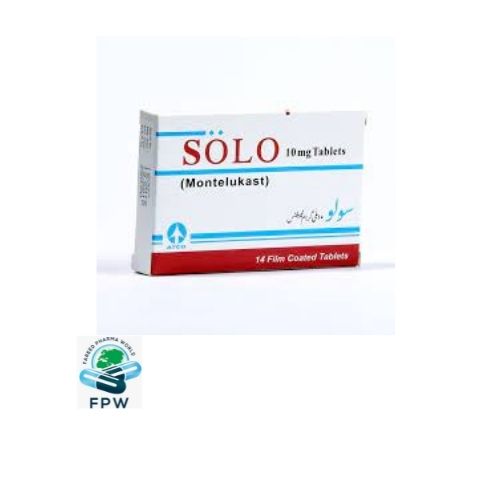 SOLO 10 mg Tablets | Montelukast Sodium - Fareed Pharmacy
