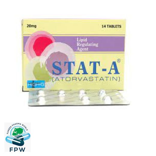 STAT-A 20mg Tablets | Atorvastatin - Fareed Pharmacy