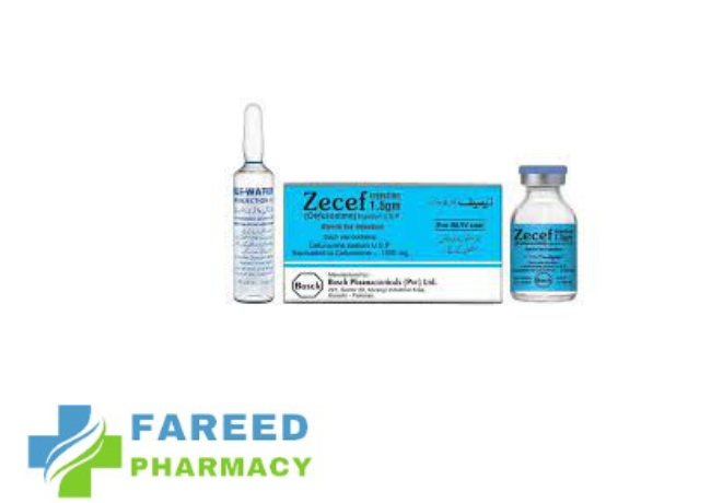 Zecef 1.5gm Injection | Cefuroxime | Uses - Fareed Pharmacy