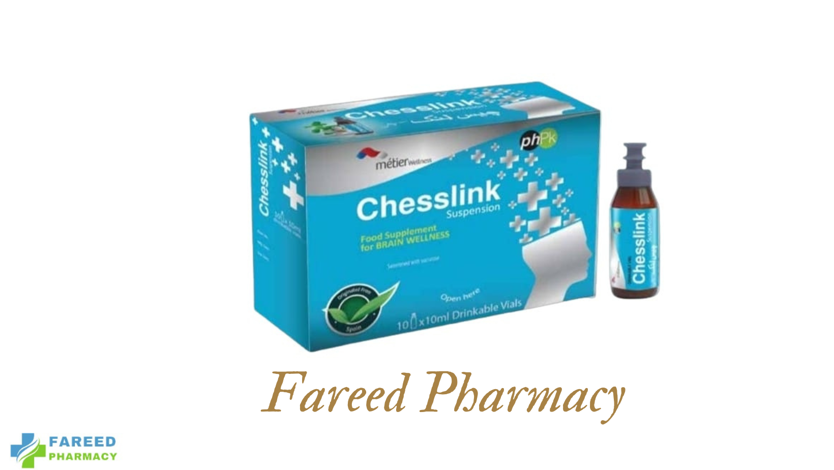 Chesslink Drinkable Vials | Brain Wellness Supplement - Fareed Pharmacy