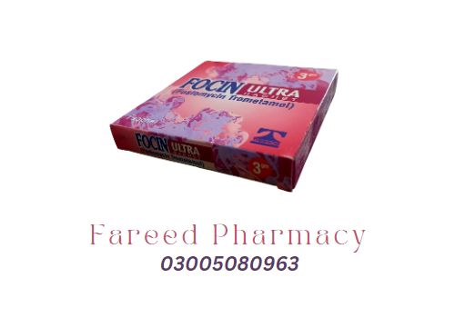 Focin Ultra 3mg Sachet | Fosfomycin Trometamol - Fareed Pharmacy