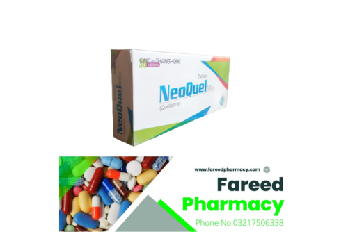 NeoQuel 100mg Tablets | Quetiapine - Fareed Pharmacy