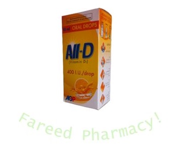 ALL-D Oral Drops | Vitamin D3 - Fareed Pharmacy