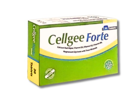 Cellgee Forte Tablets | Calcium Red Algae | Vitamin D3 - Fareed Pharmacy