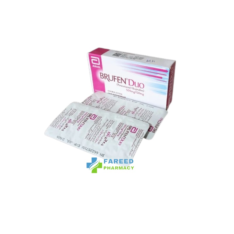 Brufen Duo Tablets | Paracetamol | Ibuprofen - Fareed Pharmacy