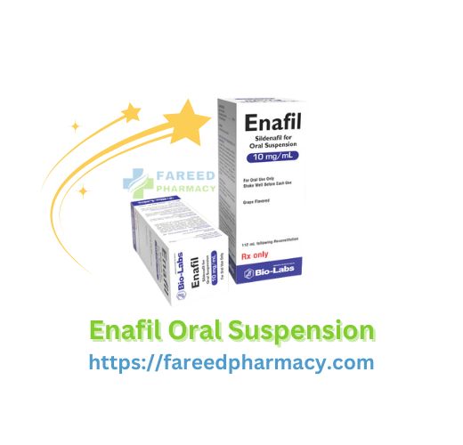 Enafil 10mg Suspension | Sildenafil - Fareed Pharmacy